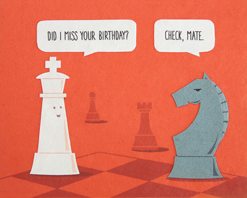 Checkmate Birthday – Good Paper